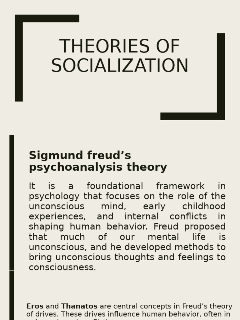 Theories of Socialization | PDF | Psychology | Behavioural Sciences