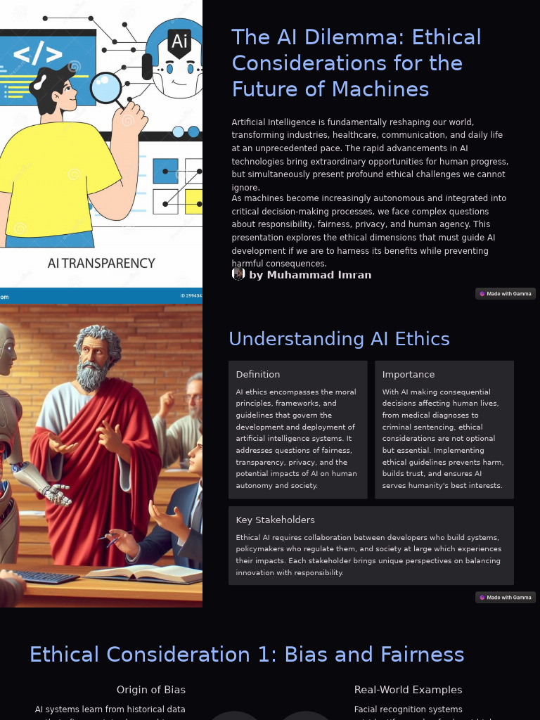Ethical Considerations in AI Development | PDF | Artificial ...