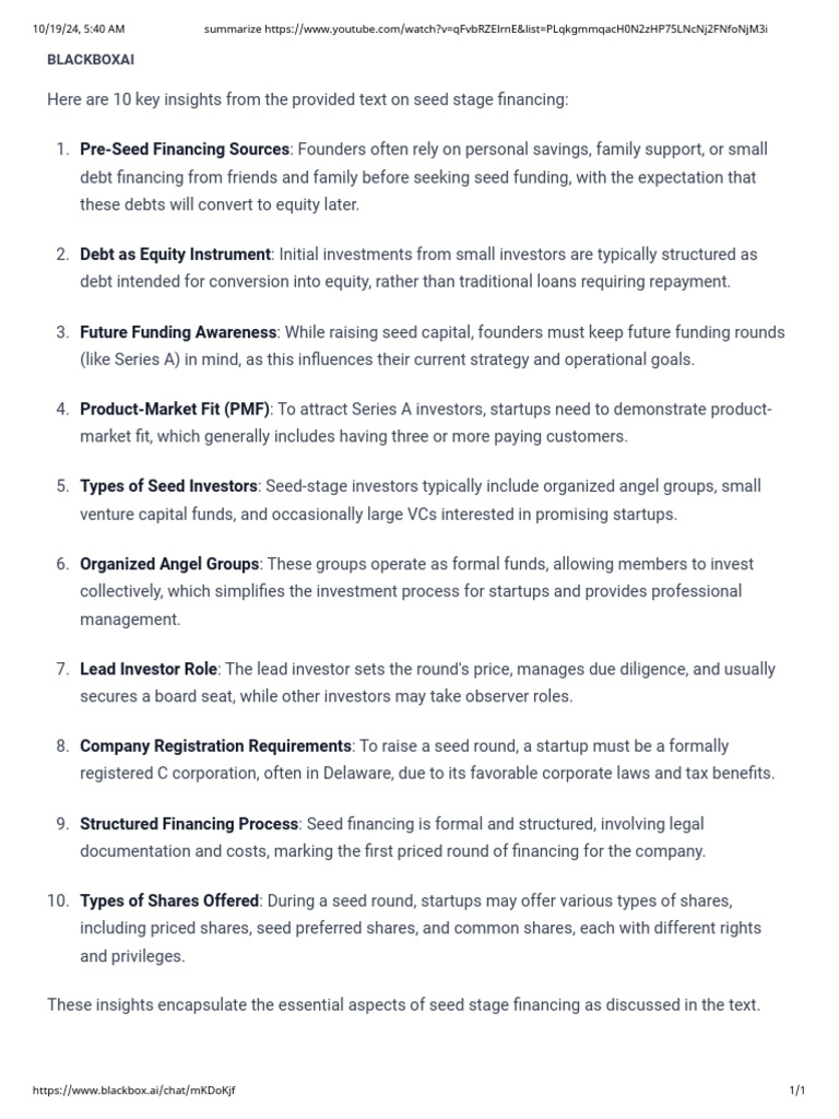 Pls. Verify The Info As This Is Just My Notes | PDF | Startup Company ...