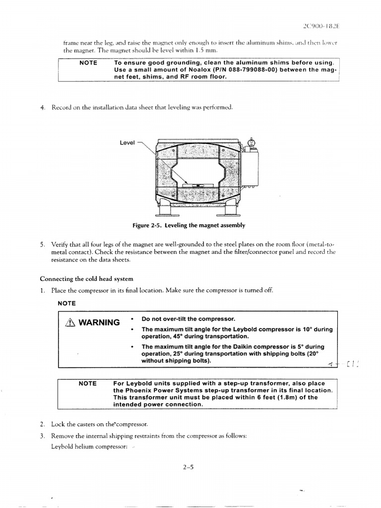 Inst Manual for SHI ULTRA Compressor | PDF