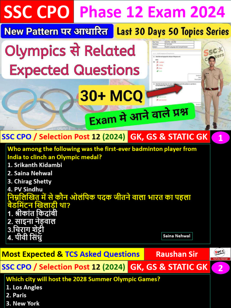 Topic-3 Olympics | PDF | Olympic Games | Sports