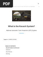 Functional Requirements Specification of KAVACH RDSO-SPN-196-2020 Version 4-0 | PDF
