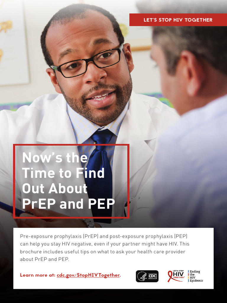 CDC LSHT Prevention Brochure Nows The Time Patient | PDF | Sexually ...