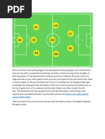 4-2-3-1 Soccer Formation Template | PDF | Defender (Association ...