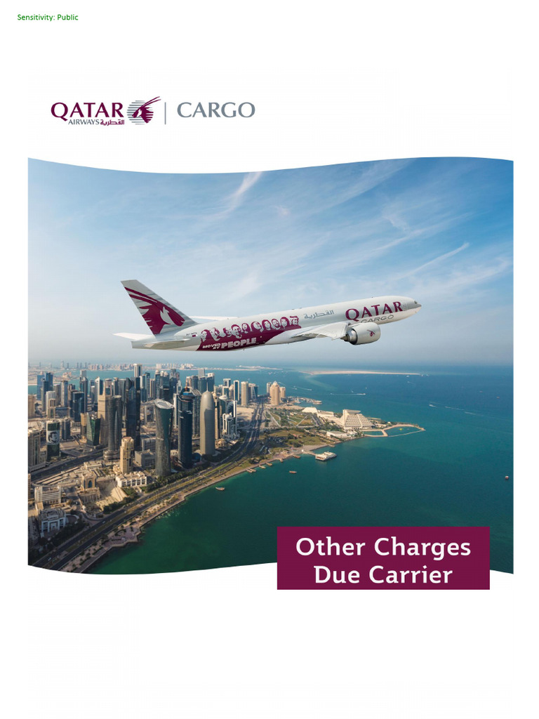 QR Cargo Other Charges Mar - Apr-25 | PDF | Middle East
