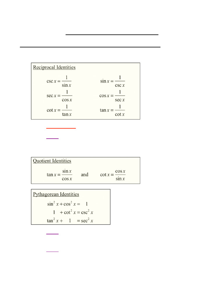 Trigonometric Functions Dersnot 4596 1729512142 | PDF | Trigonometric Functions | Special Functions
