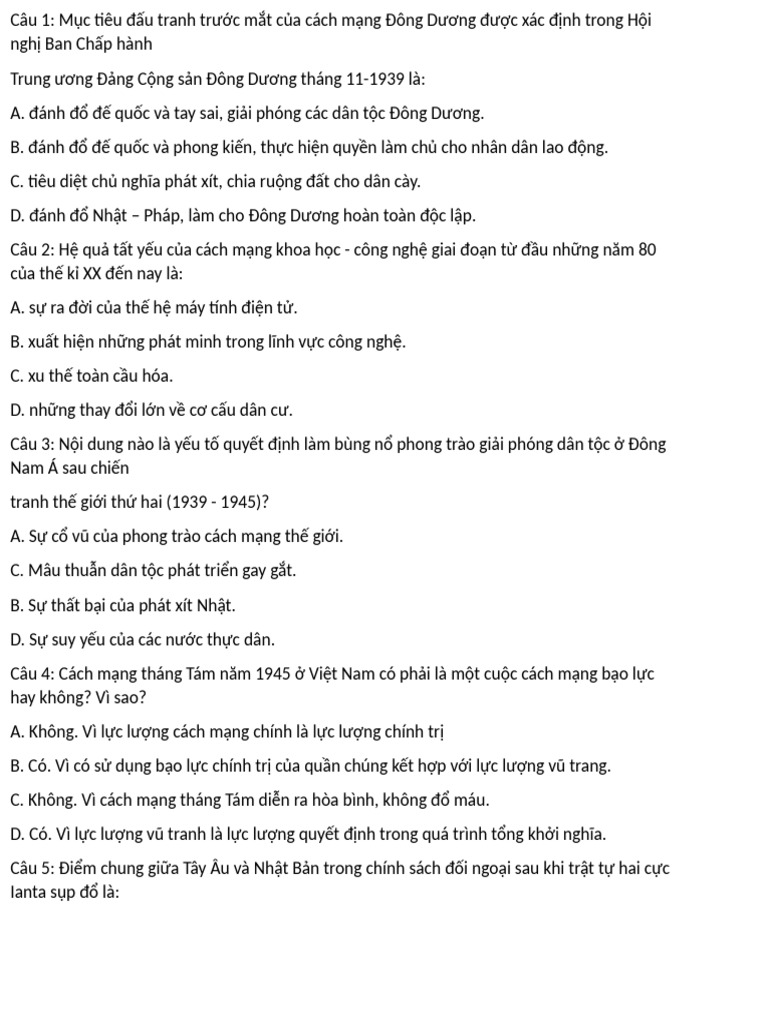 TN HSG đề 3 | PDF