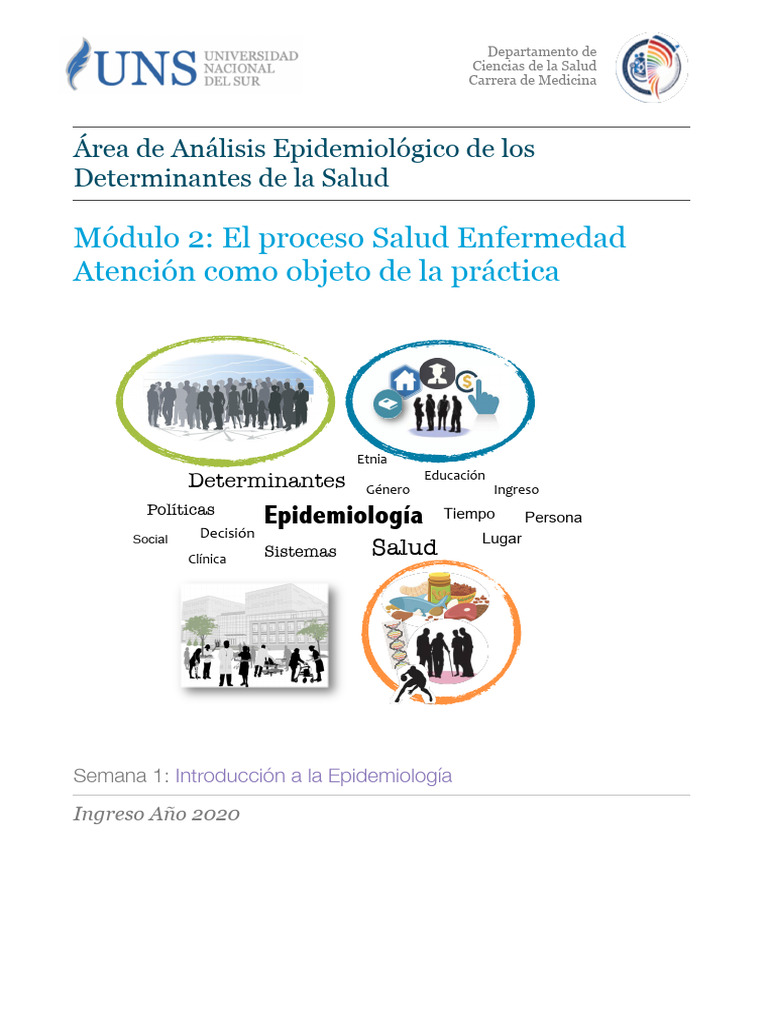 AEDS - Ingreso 2020 S1 Intro Epidemiologia | PDF | Epidemiología ...