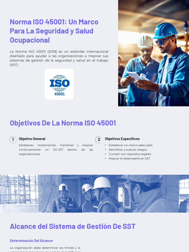 Norma ISO 45001: Seguridad y Salud Laboral | PDF | Planificación ...
