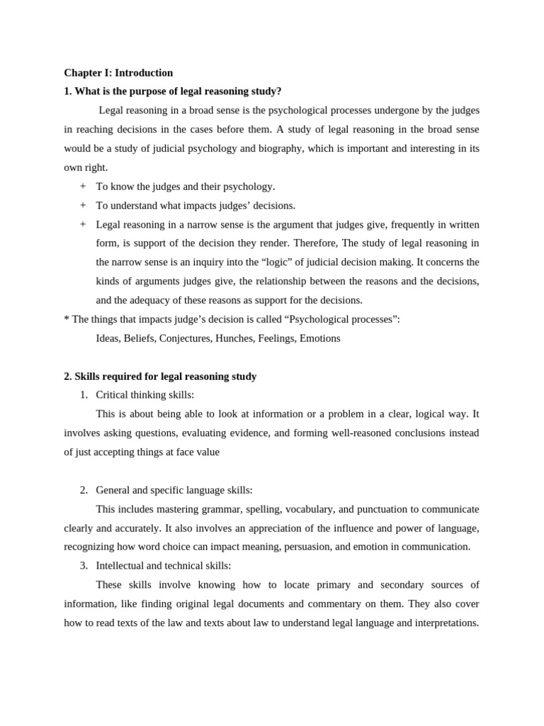 Legal Reasoning | PDF | Critical Thinking | Thought