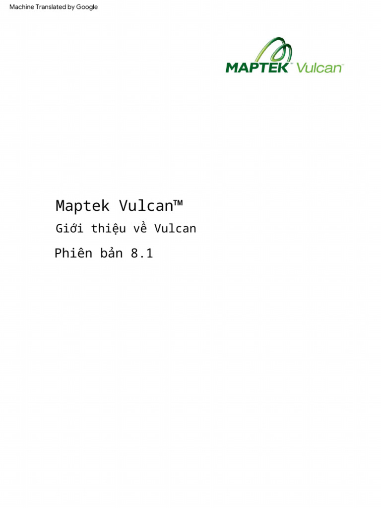 Maptek Vulcan Introduction to Vulcan Ver (3) | PDF