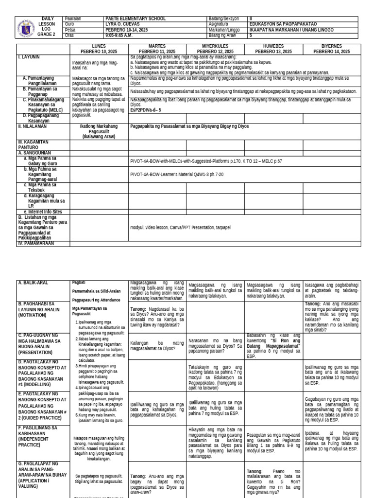 DLL_ESP_Q4_Week-1-3_Part-1-1 | PDF