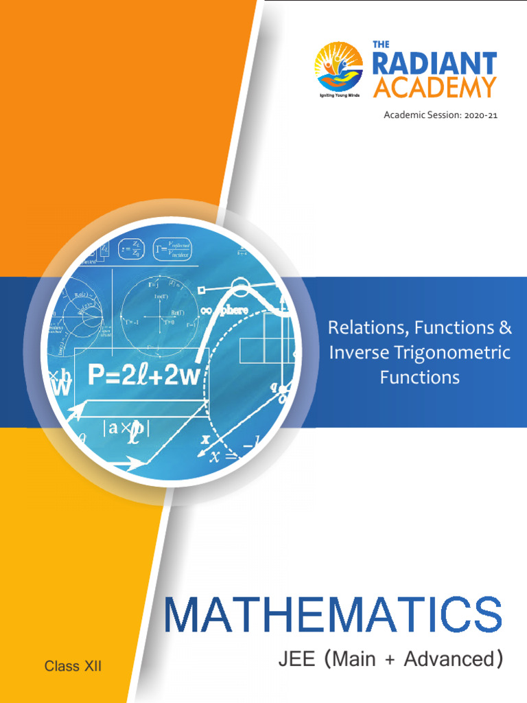 Relations , Fuctions & ITF | PDF | Function (Mathematics) | Monotonic Function