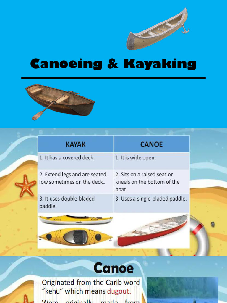 Canoeing and Kayaking | PDF