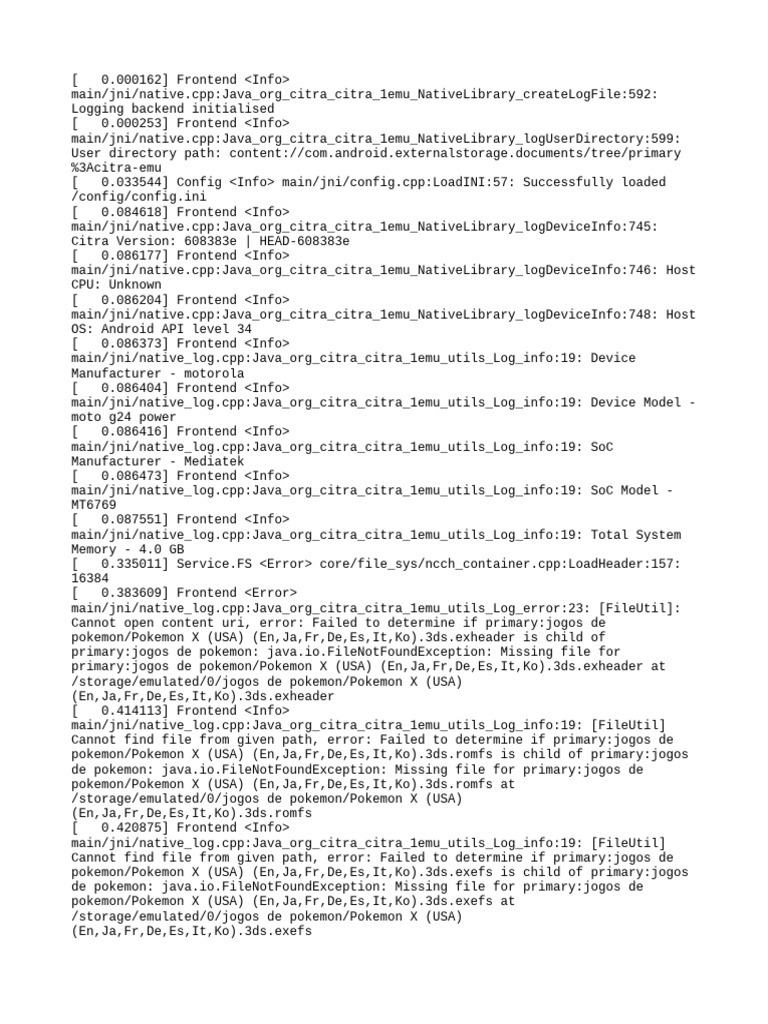 citra_log | PDF | Software | Computer Engineering
