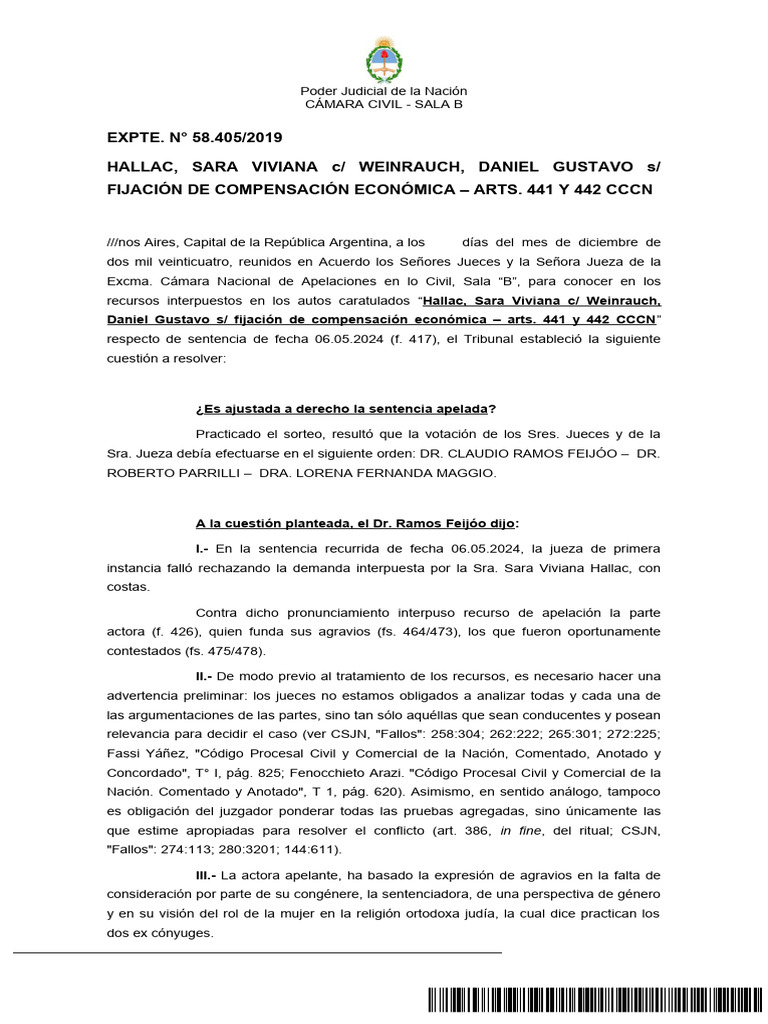 Fallo | PDF | Divorcio | Apelación