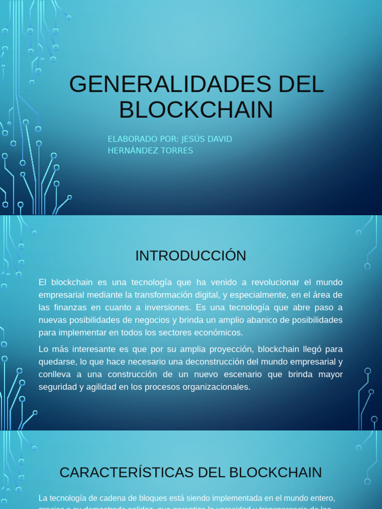 Generalidades Del Blockchain | PDF