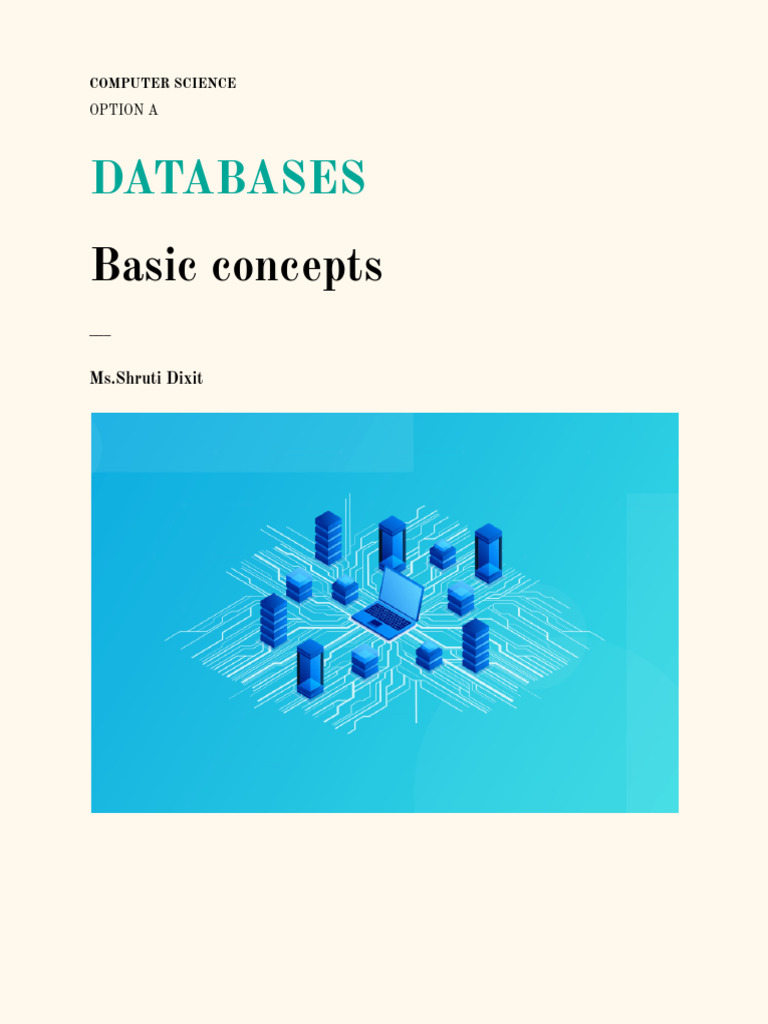Ibdp Compsci Databasesquick Notesdocx Pdf Database Transaction Databases