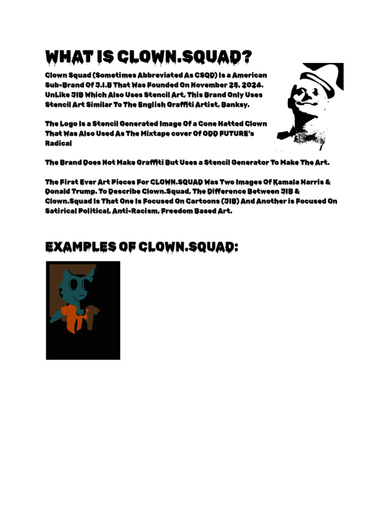 WHAT is Clown.Squad | PDF