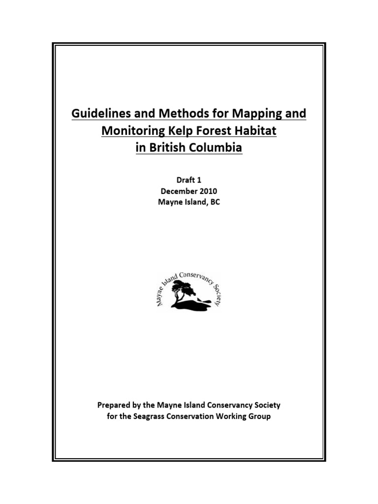 Kelp-Monitoring-Methods | PDF | Sea | Ecological Resilience