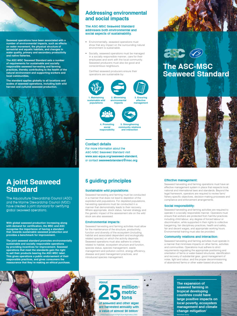 BC2146_ASC-MSC_A4_6pp_ARTWORK_LRES | PDF | Economy And The Environment ...