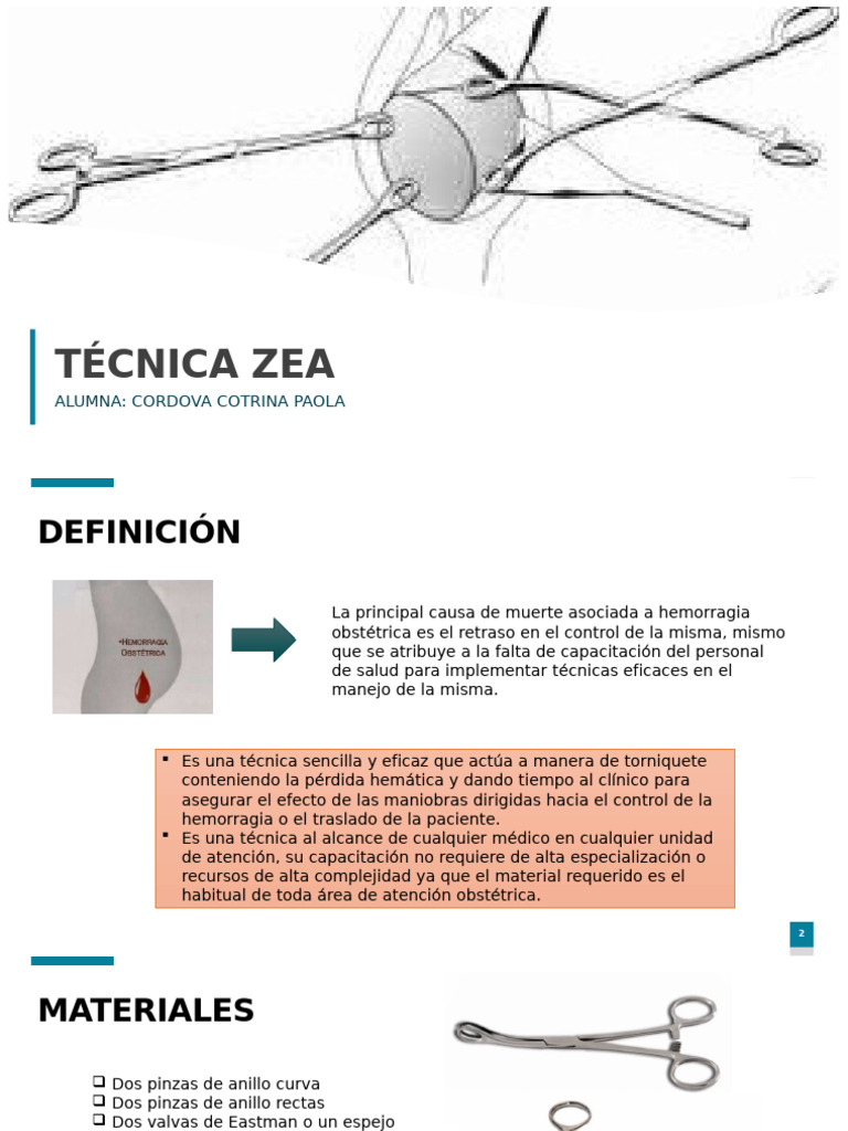 Técnica Zea | PDF | Útero | Reproducción humana