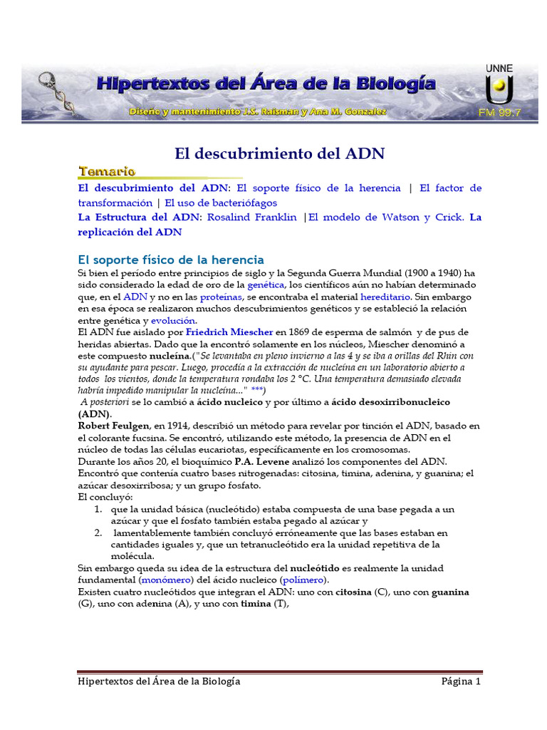 Unidad10 (Adn) | PDF | Cáncer | Adn