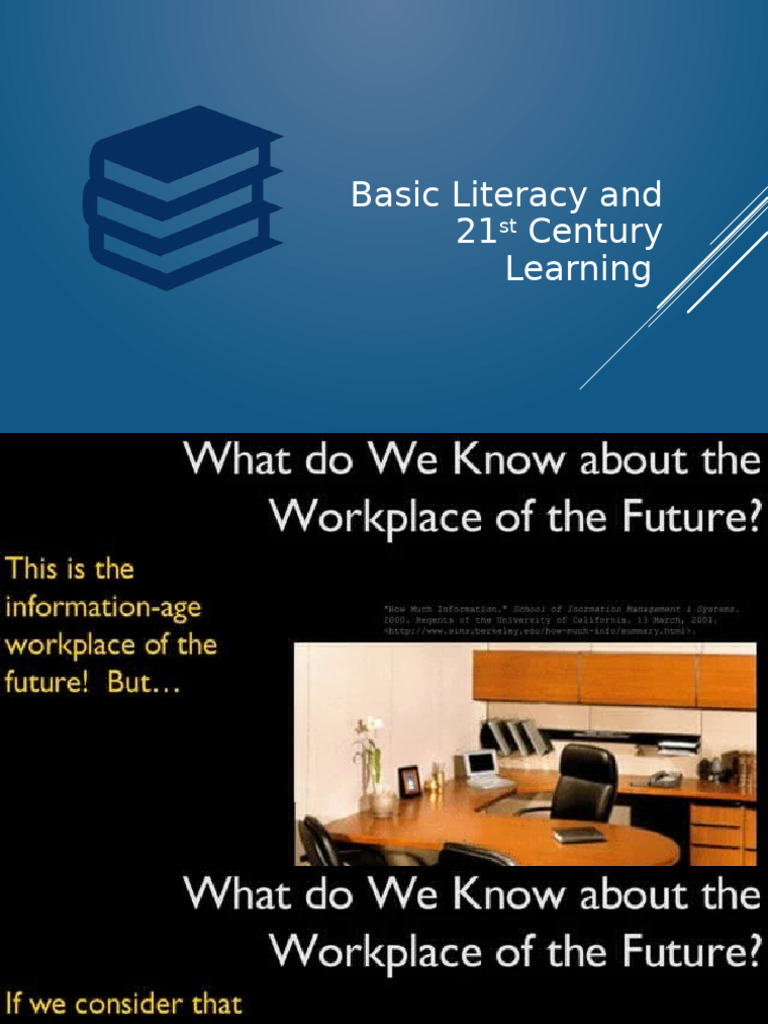 Lesson 1 Basic Literacy and 21st Century Learning | PDF