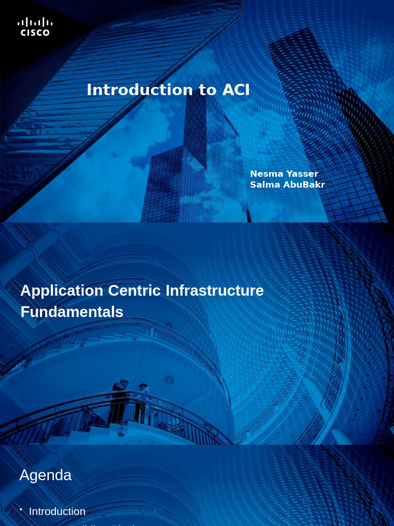Introduction to ACI 1 | PDF | Computer Network | Routing