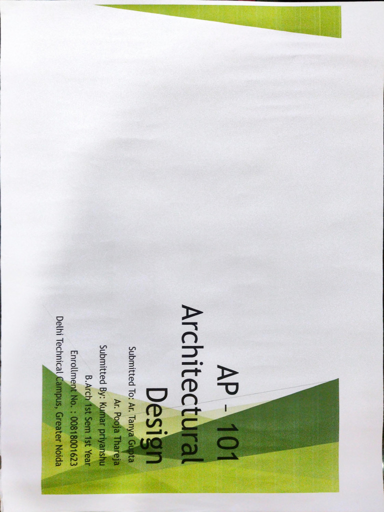 Kumar priyanshu Architectural design 113 | PDF