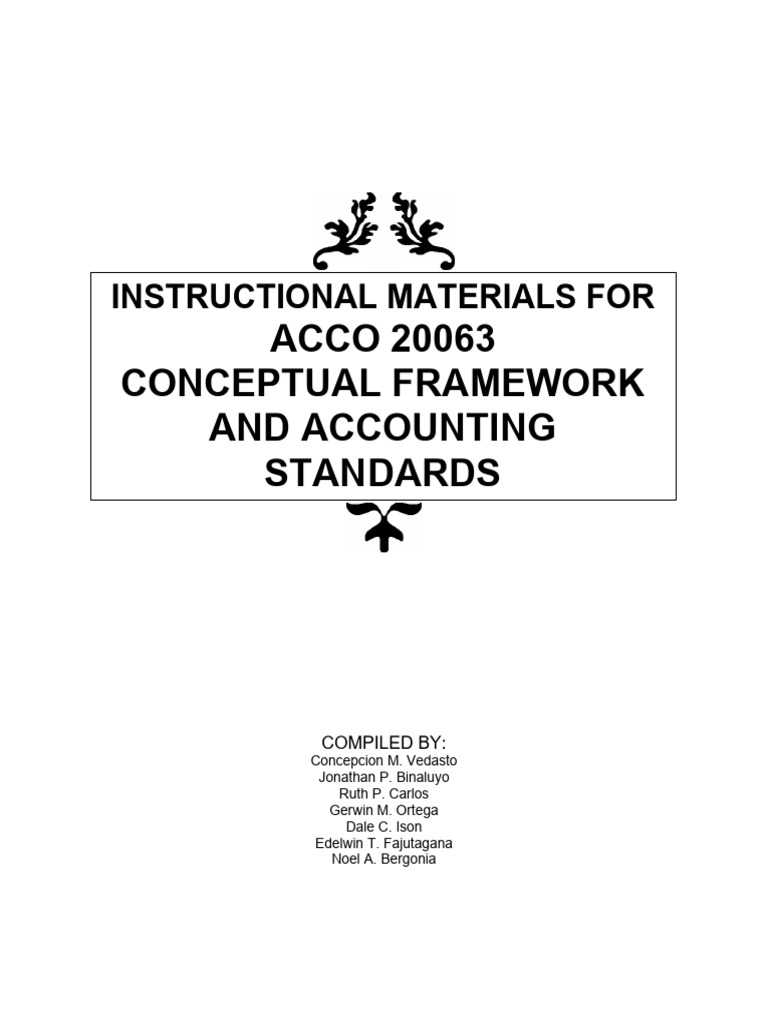 Acco-20063 - Cfas Modules | PDF | International Financial Reporting ...