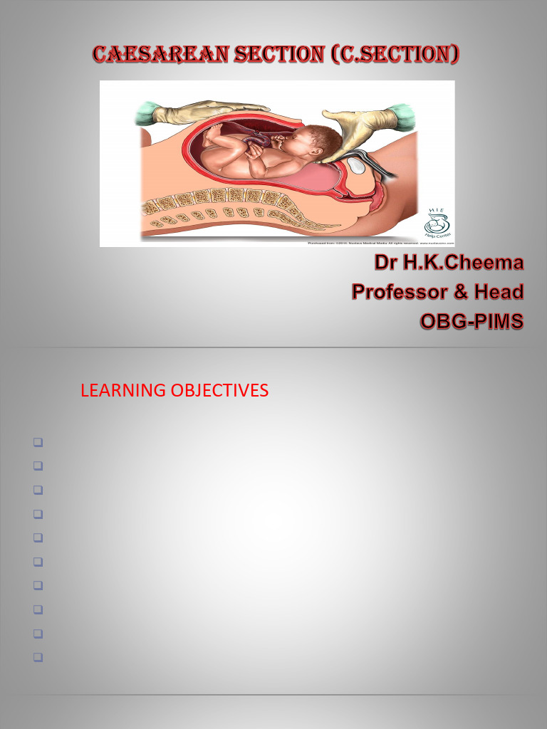 C Section | PDF | Caesarean Section | Childbirth