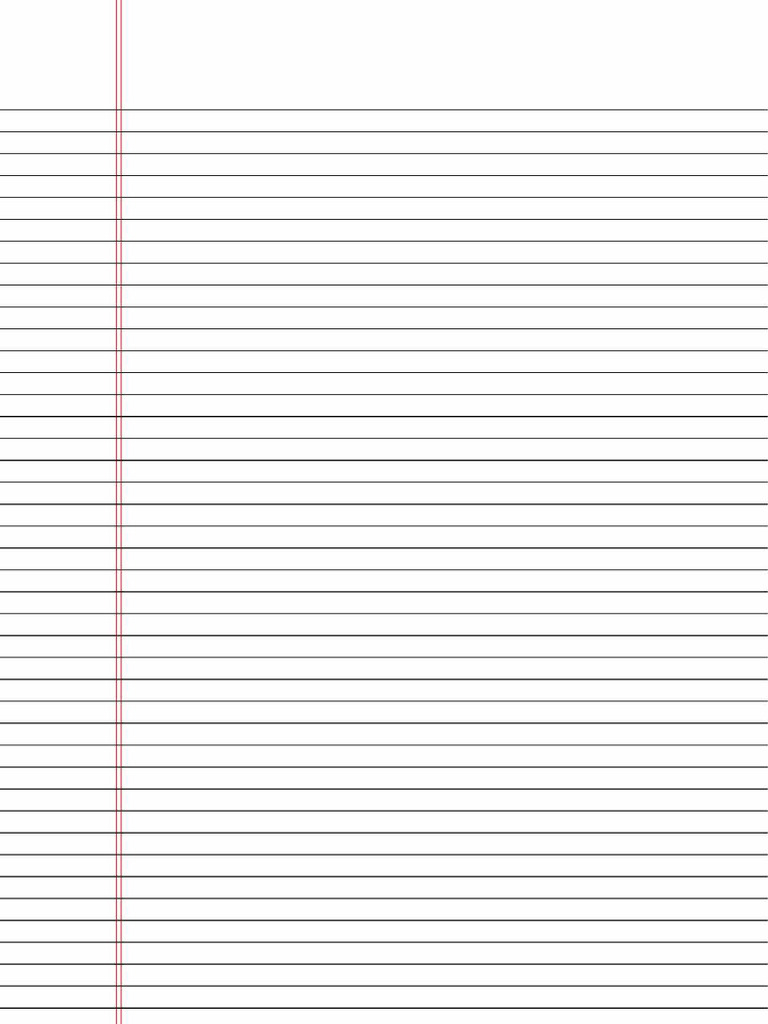 Lined-Portrait-A4-Narrow (Doubled) | PDF