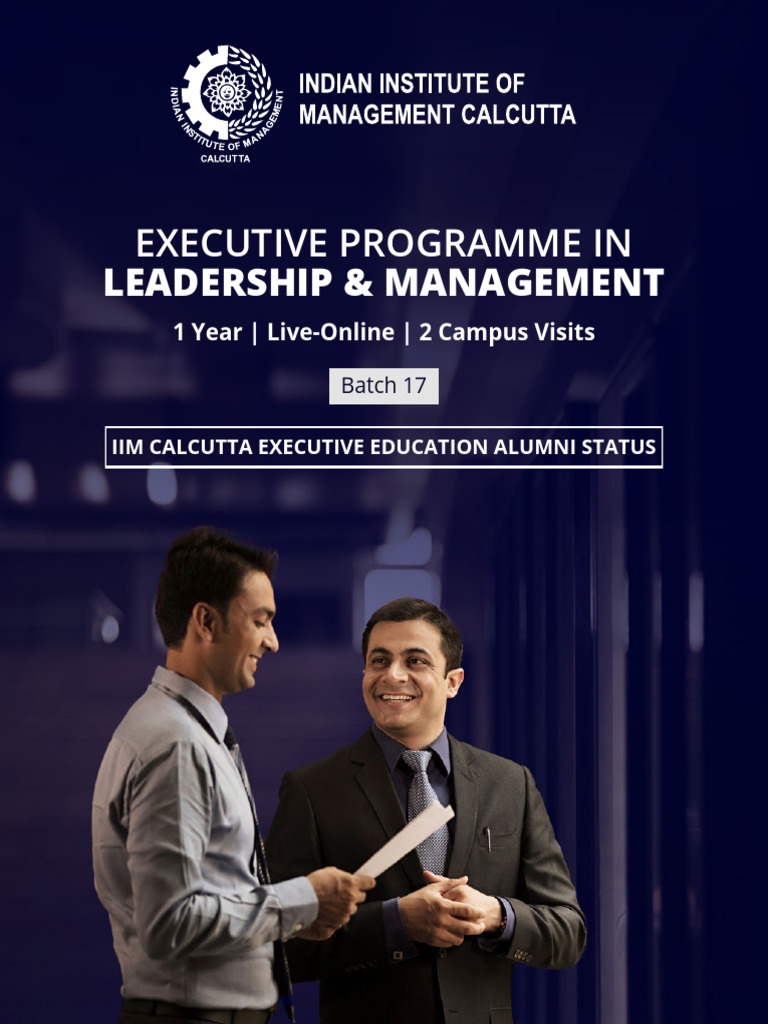 Brochure IIMC EPLM Batch 17 | PDF | Business