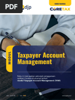 Buku Manual Coretax 2024 - Perubahan Data Wajib Pajak | PDF