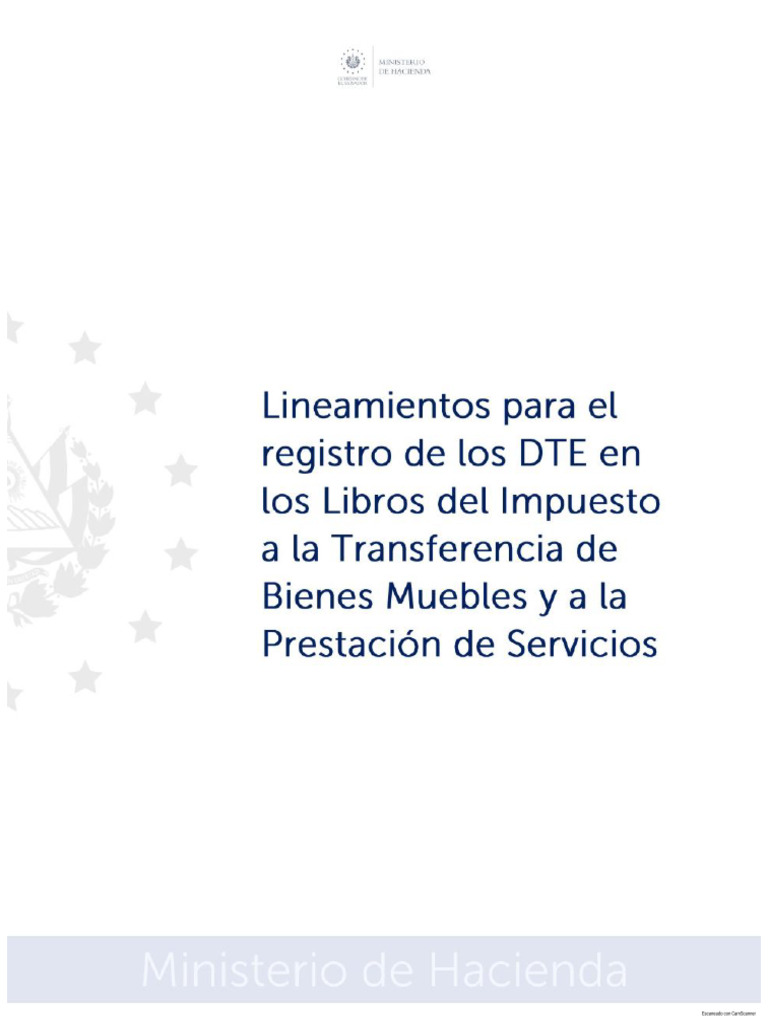 Registro de DTE en Libros de IVA | PDF
