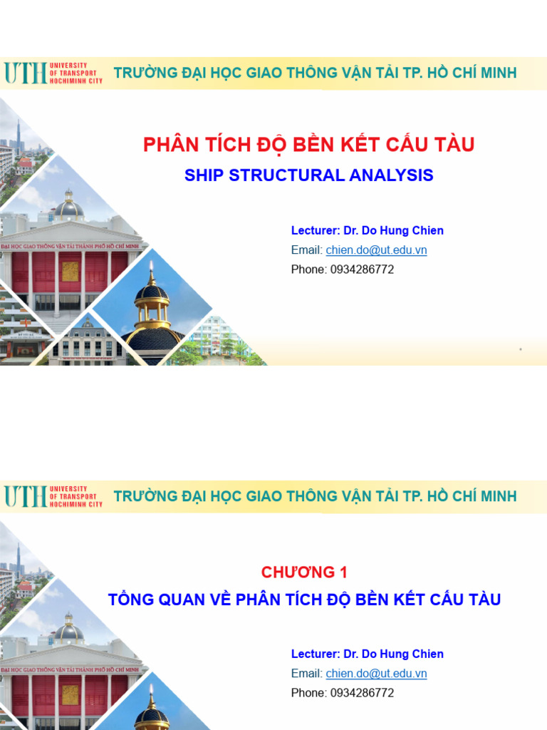 Chuong 1 - Tong Quan Ve Phân Tích Độ Bền Kết Cấu Tàu | PDF