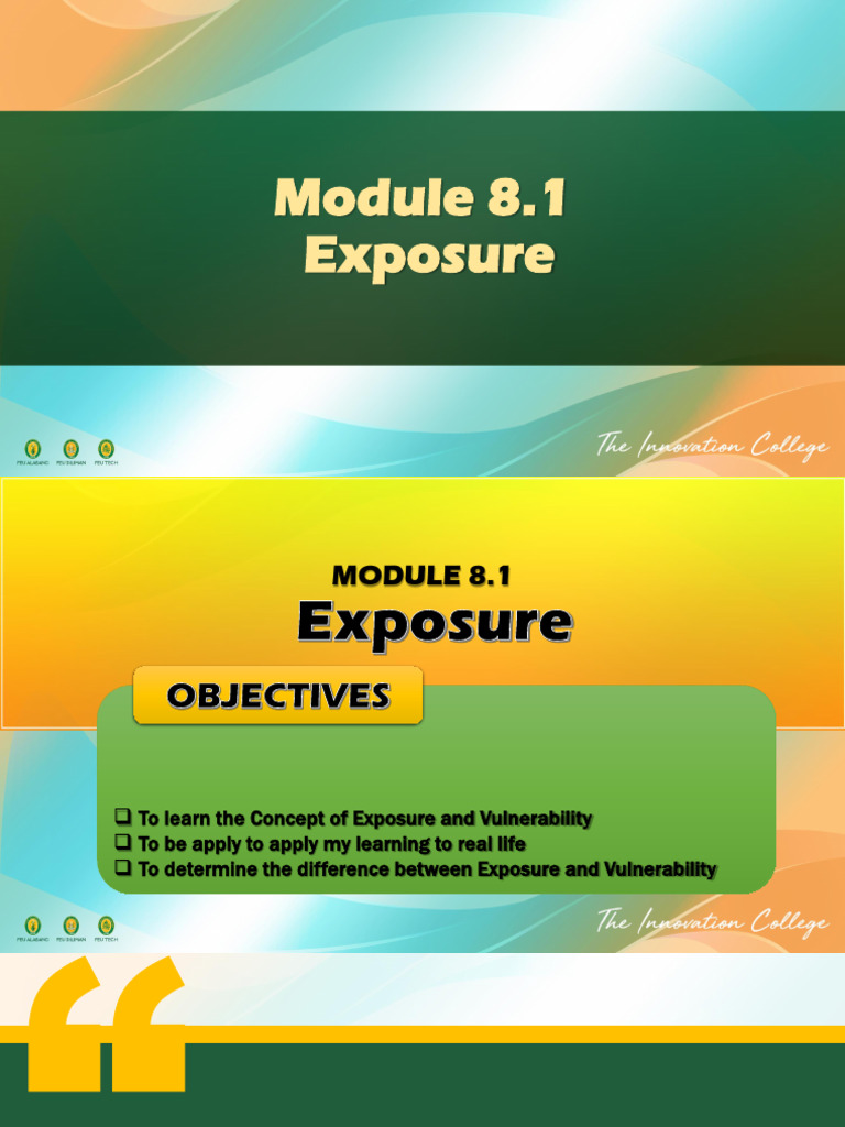 Understanding Exposure and Vulnerability | PDF | Emergency Management ...
