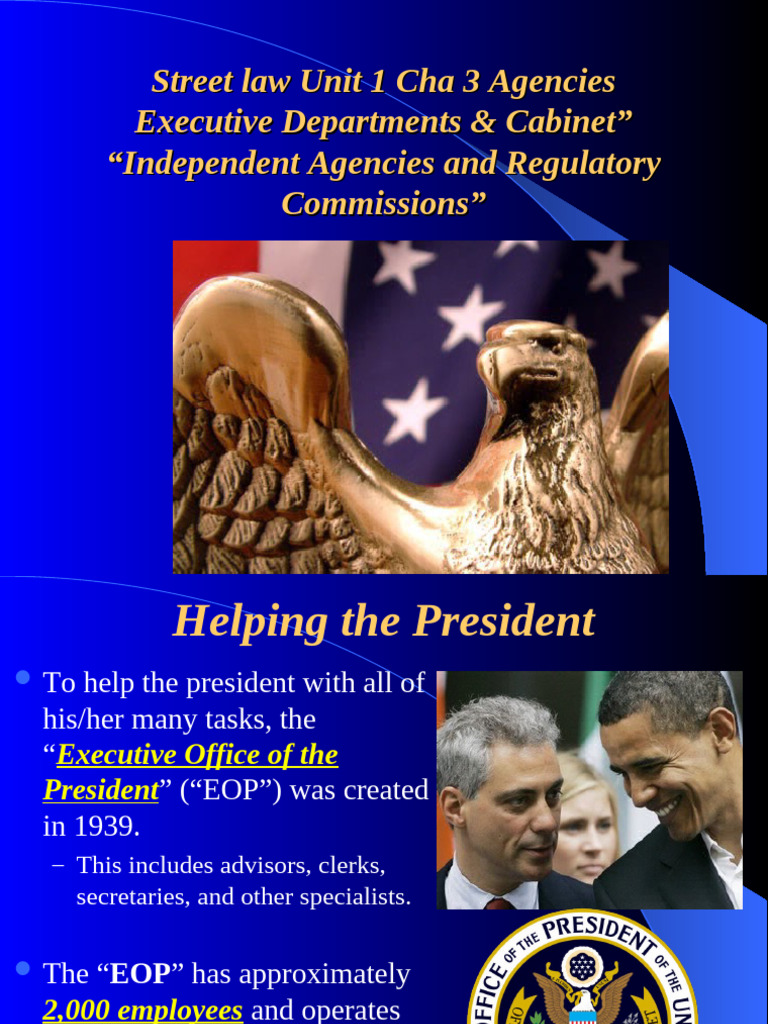 Street Law Unit 1 Agencies | PDF | United States National Security ...