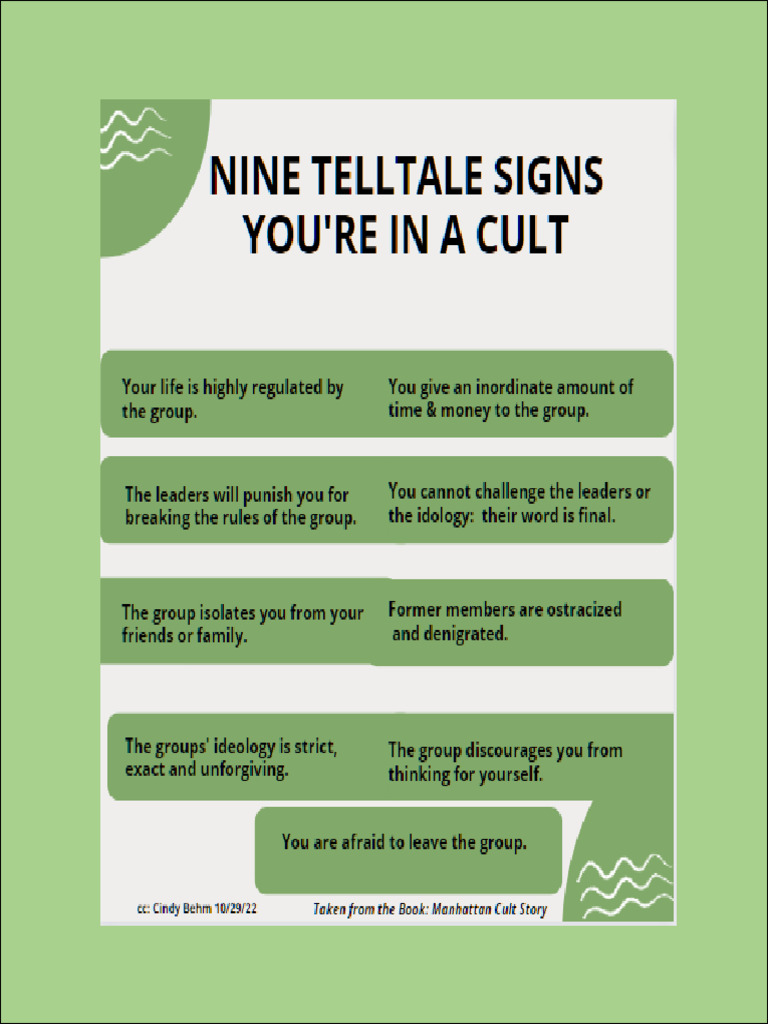 Cult Recovery Resources and Experts | PDF