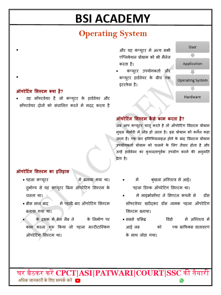Operating System (Theory + MCQS) | PDF
