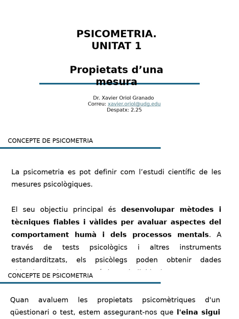Presentación Unitat 1 | PDF