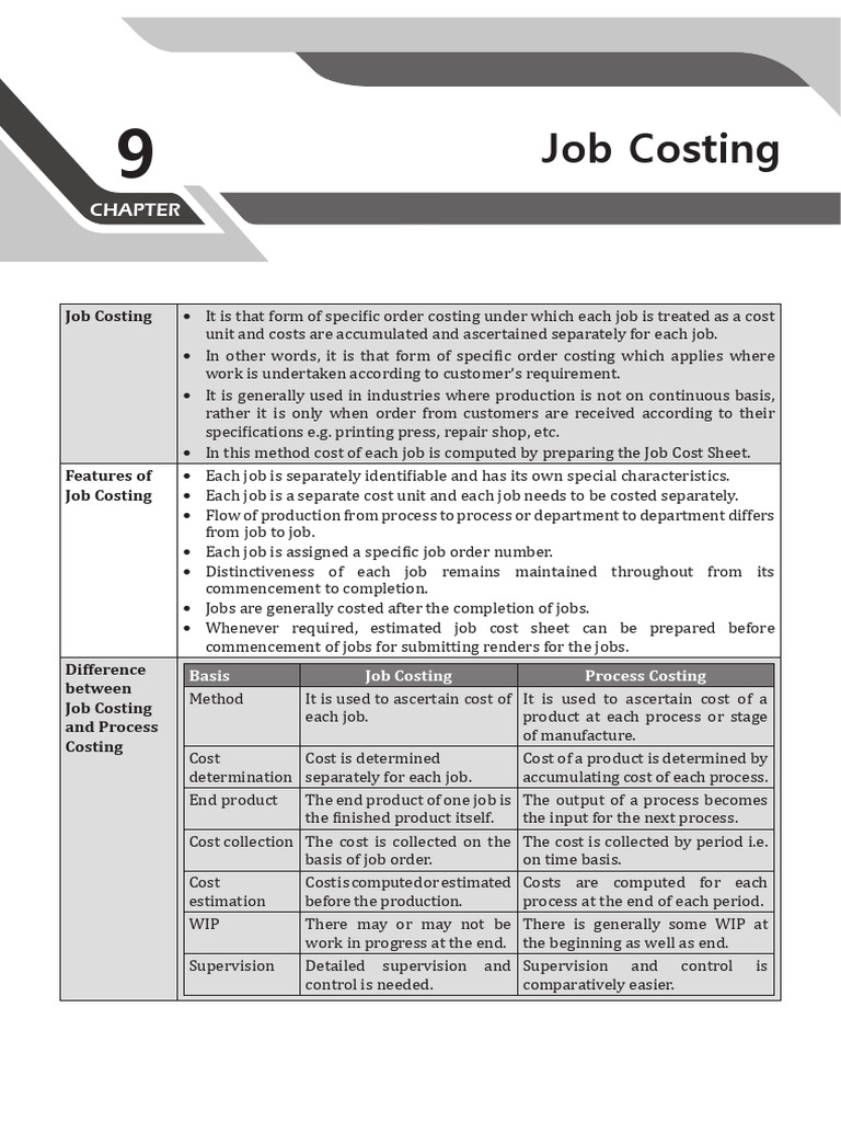Understanding Job Costing Methods | PDF | Cost Of Goods Sold | Cost