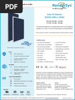 Renewsys Data Sheet PDF | PDF | Solar Panel | International ...