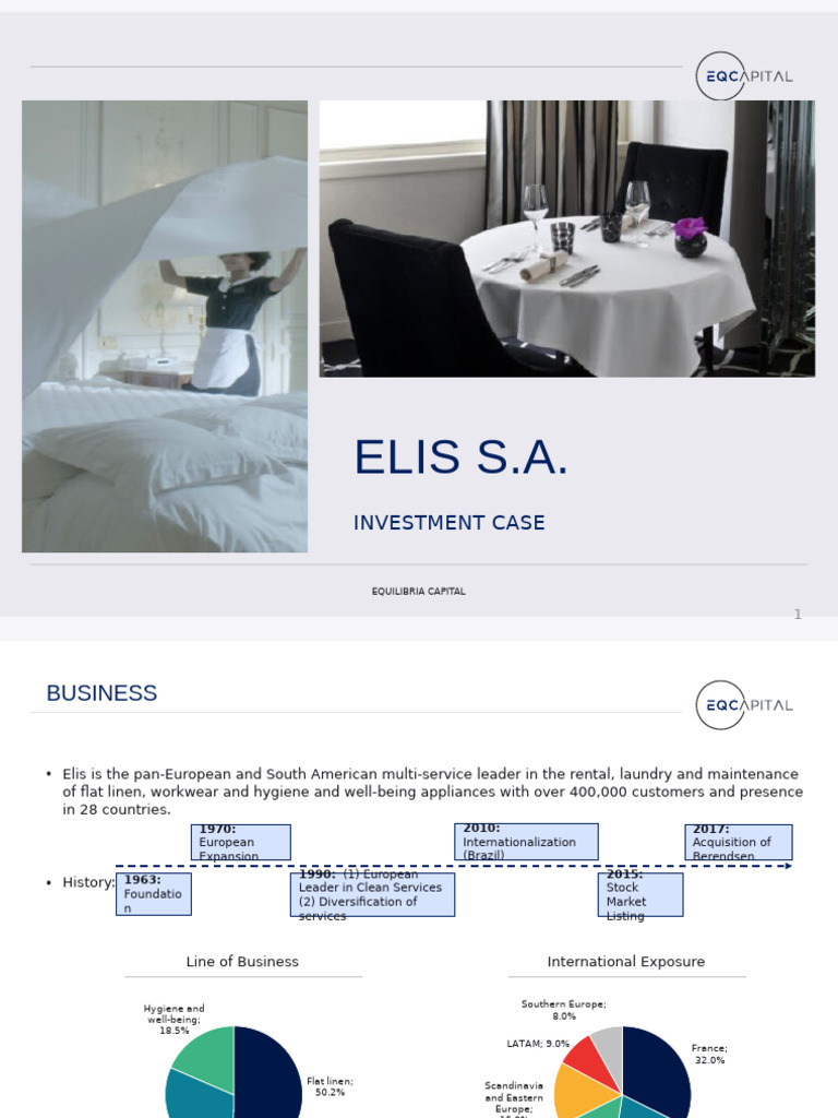 Investment Case ELIS | PDF | Bonds (Finance) | Working Capital