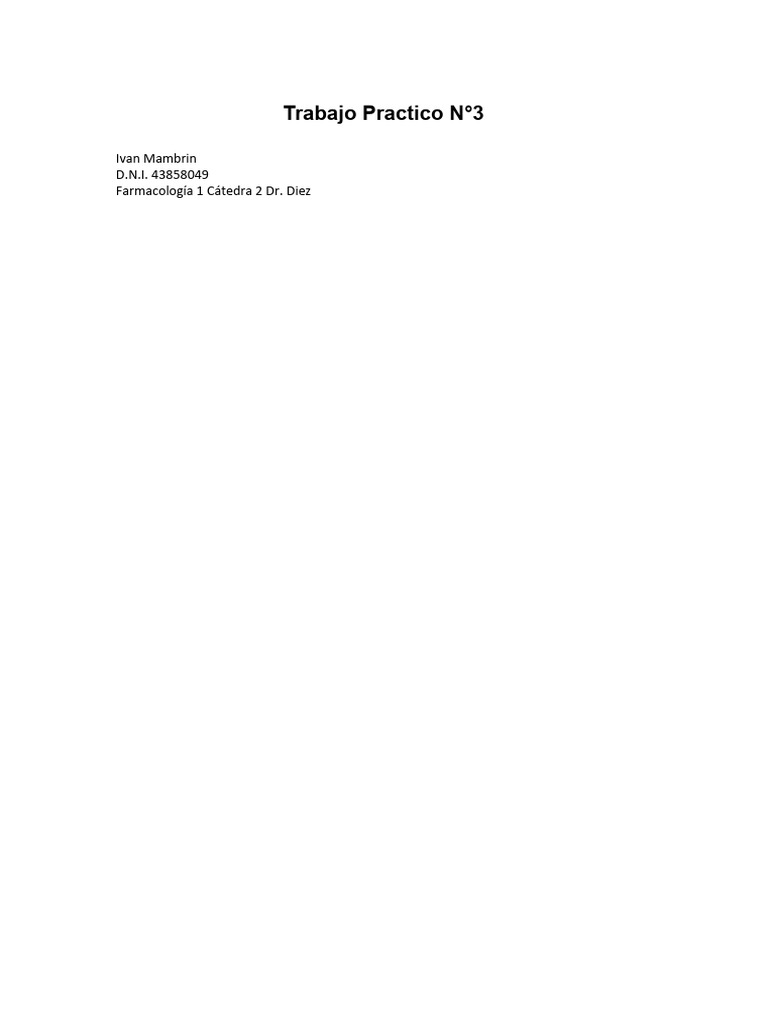Trabajo Practico N°3 | PDF