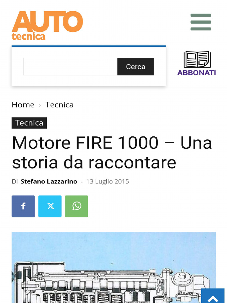 Motore FIRE 1000 - Una Storia Da Raccontare | PDF