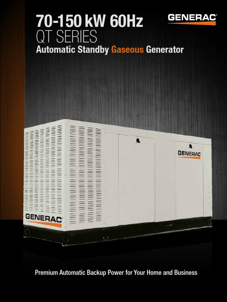70 150 KW Generator Sell Sheet | PDF | Electricity | Electrical Engineering