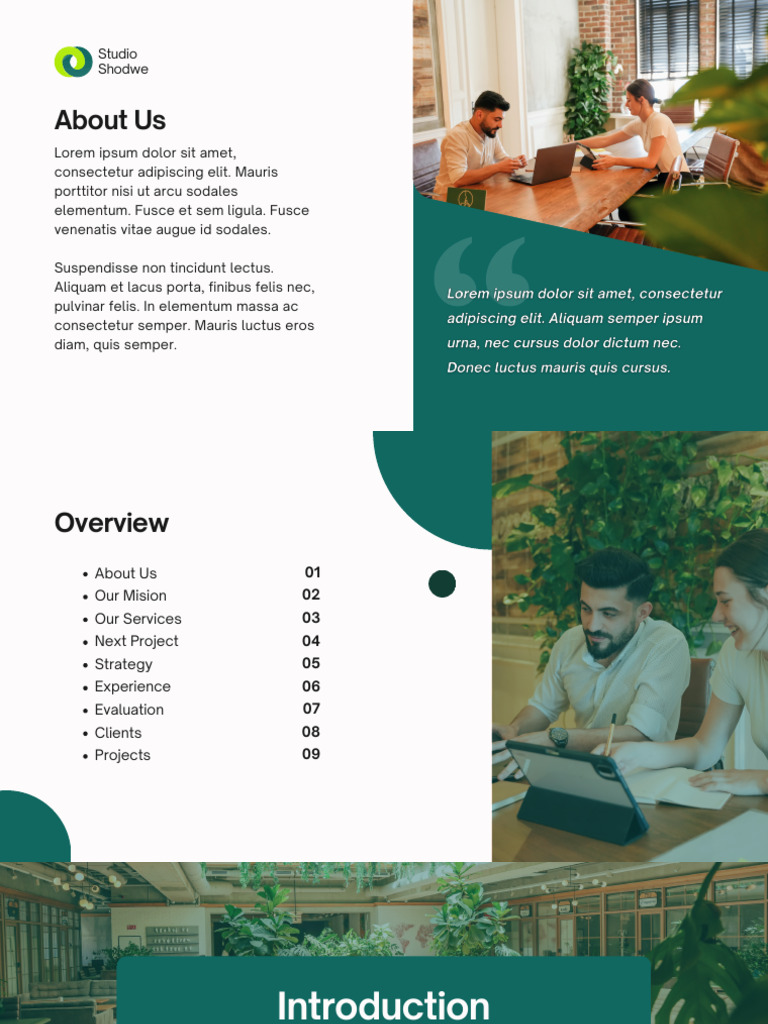 Studio Shodwe: About Us & Services | PDF | Private Sector | Economies