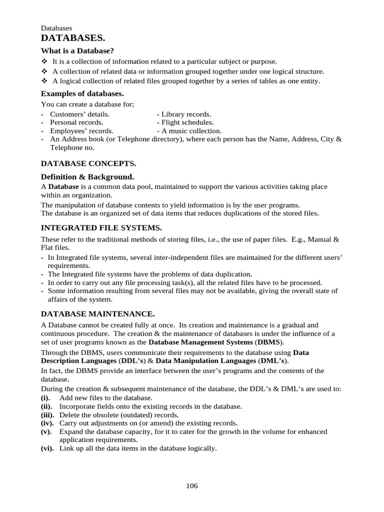 Introduction to Databases | PDF | Databases | Relational Database